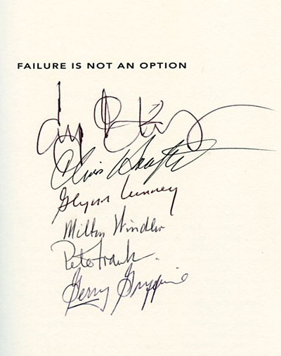 NASA flight directors (Autographs of the Past) - collectSPACE: Messages