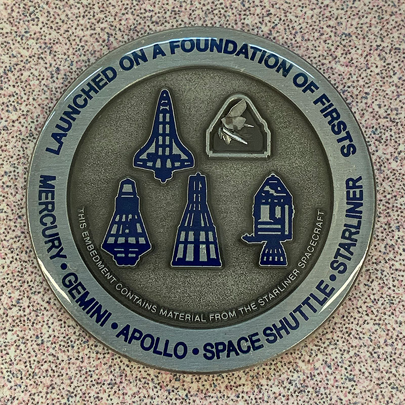 Boeing Starliner Orbital Flight Test medallion - collectSPACE: Messages