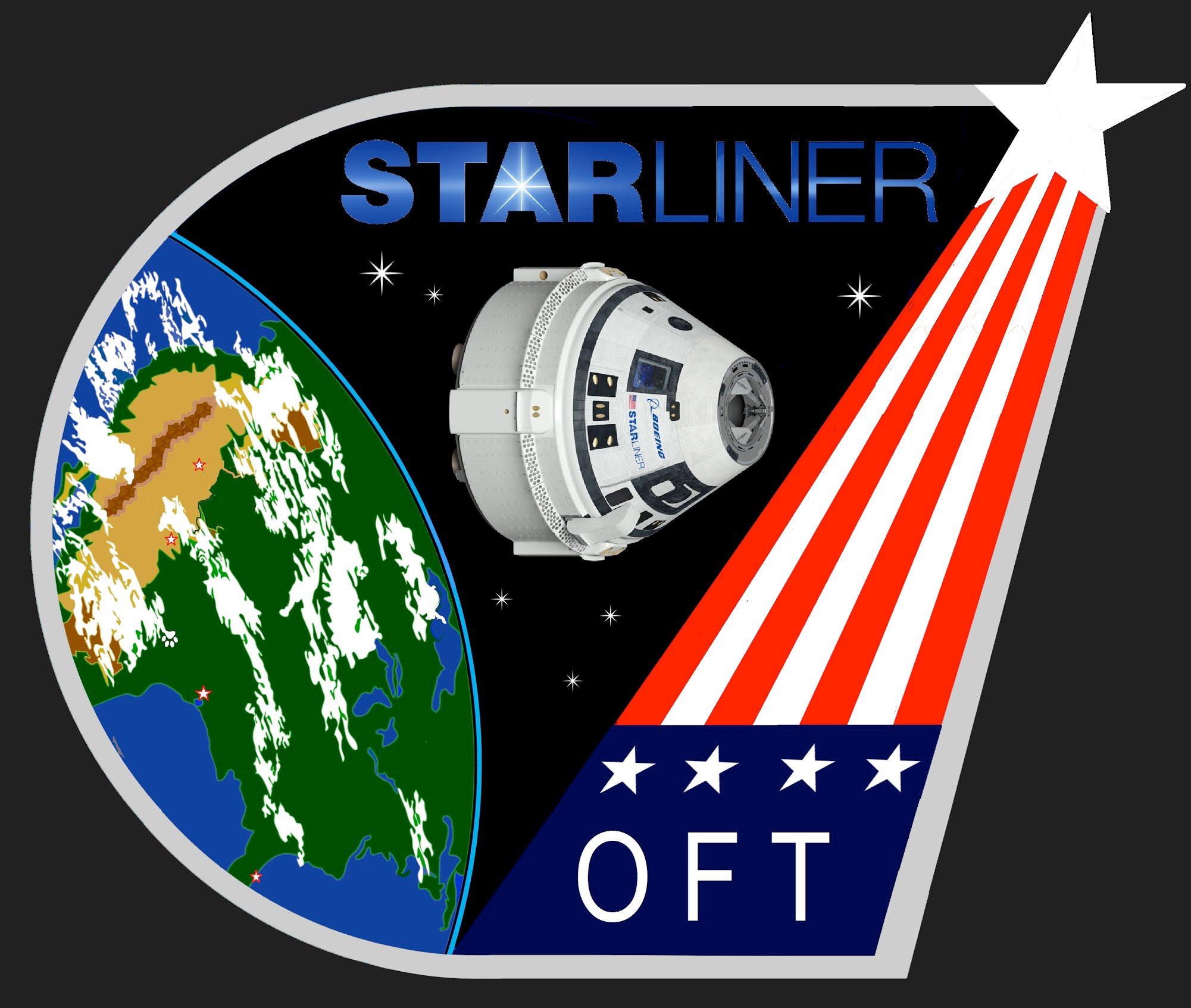 Boeing Starliner Orbital Flight Test patches - collectSPACE: Messages