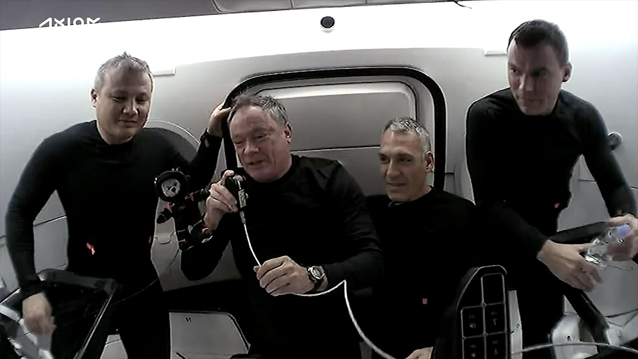 Axiom Ax-2 and Ax-3 zero-g indicator: GiGi - collectSPACE: Messages