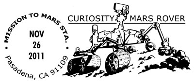 Mars Science Laboratory (Curiosity) postmarks - collectSPACE: Messages