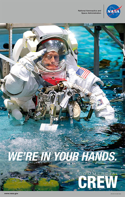 Commercial Crew safety awareness posters - collectSPACE: Messages