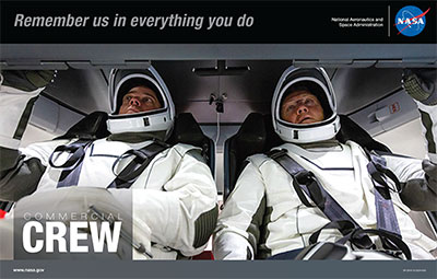 Commercial Crew safety awareness posters - collectSPACE: Messages