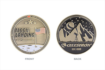 Celestron Apollo 11 50th challenge coin - collectSPACE: Messages