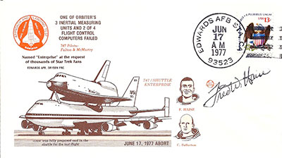 FS: Fred Haise-signed philatelic covers - collectSPACE: Messages