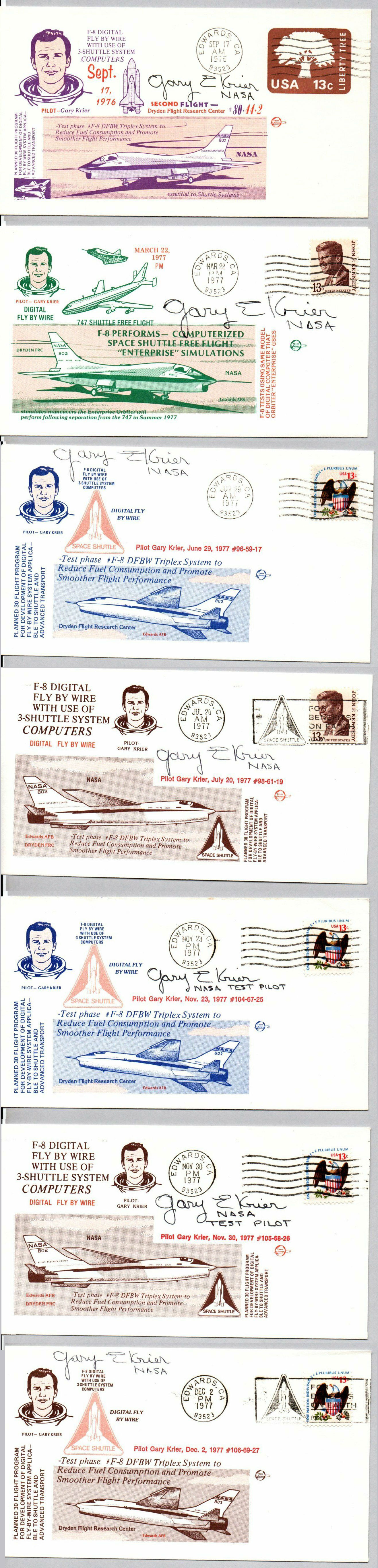 FS: NASA test pilot signed covers - collectSPACE: Messages