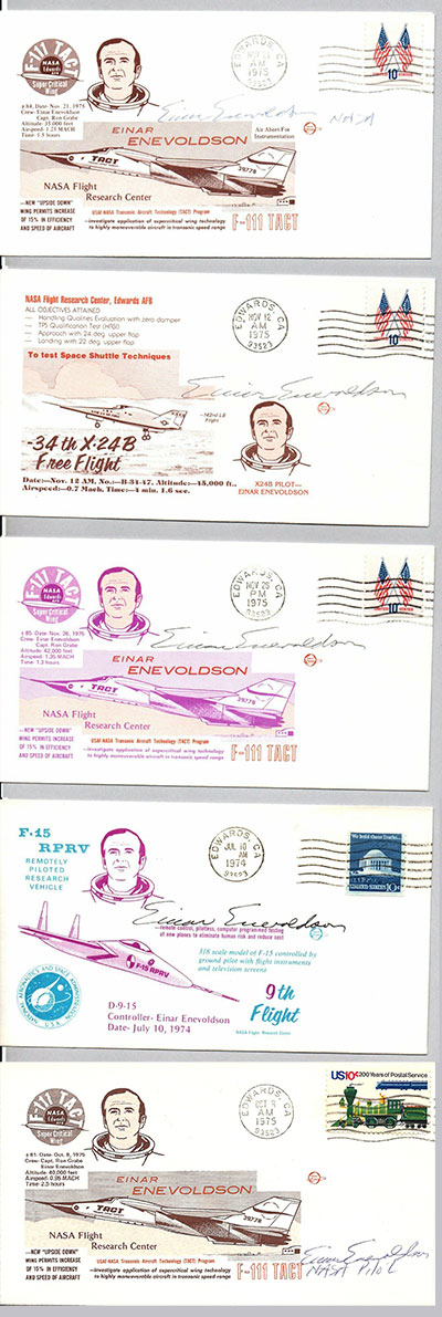 FS: NASA test pilot signed covers - collectSPACE: Messages