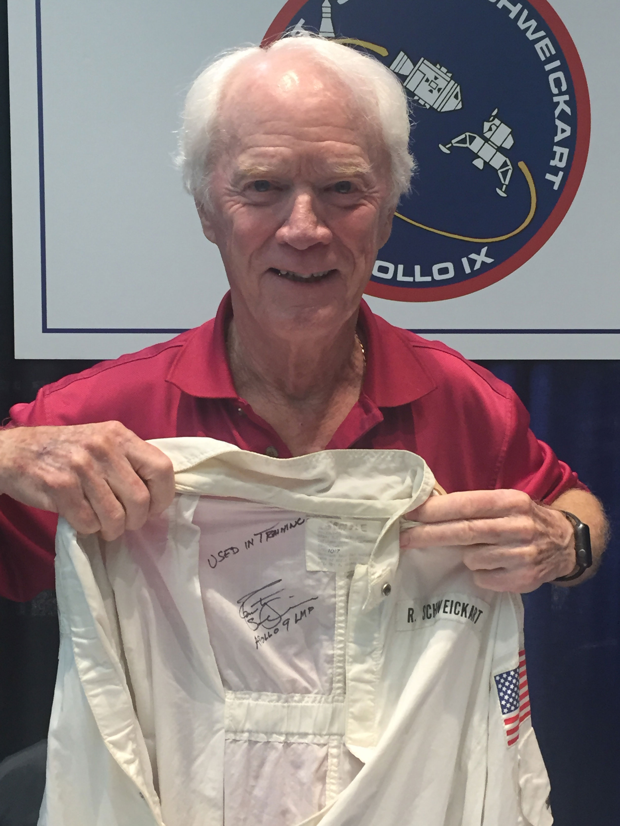 FS: Schweickart's Apollo 9 in-flight jacket - collectSPACE: Messages