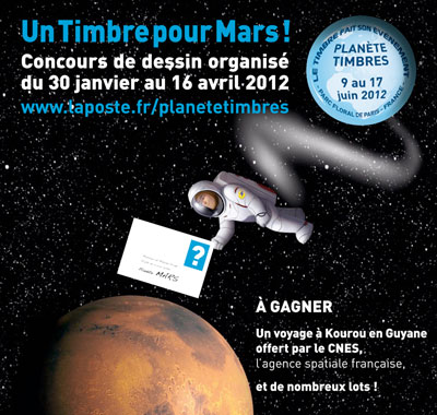 CNES and La Poste: "Stamp on Mars" contest - collectSPACE: Messages