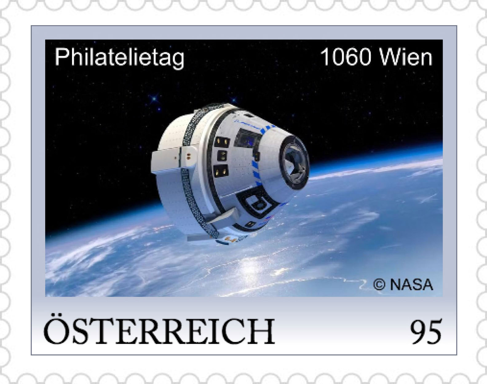 Starliner Crew Flight Test stamps, postmarks - collectSPACE: Messages