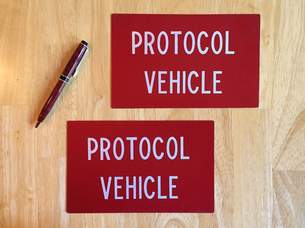 FS: Protocol Vehicle Plaques - collectSPACE: Messages