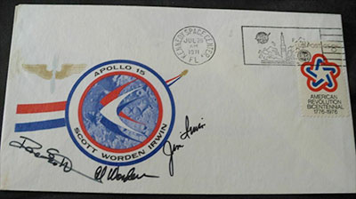 293400483825: Apollo 15 launch cover - collectSPACE: Messages