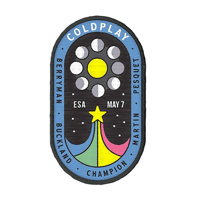 European Space Agency x Coldplay patch - collectSPACE: Messages