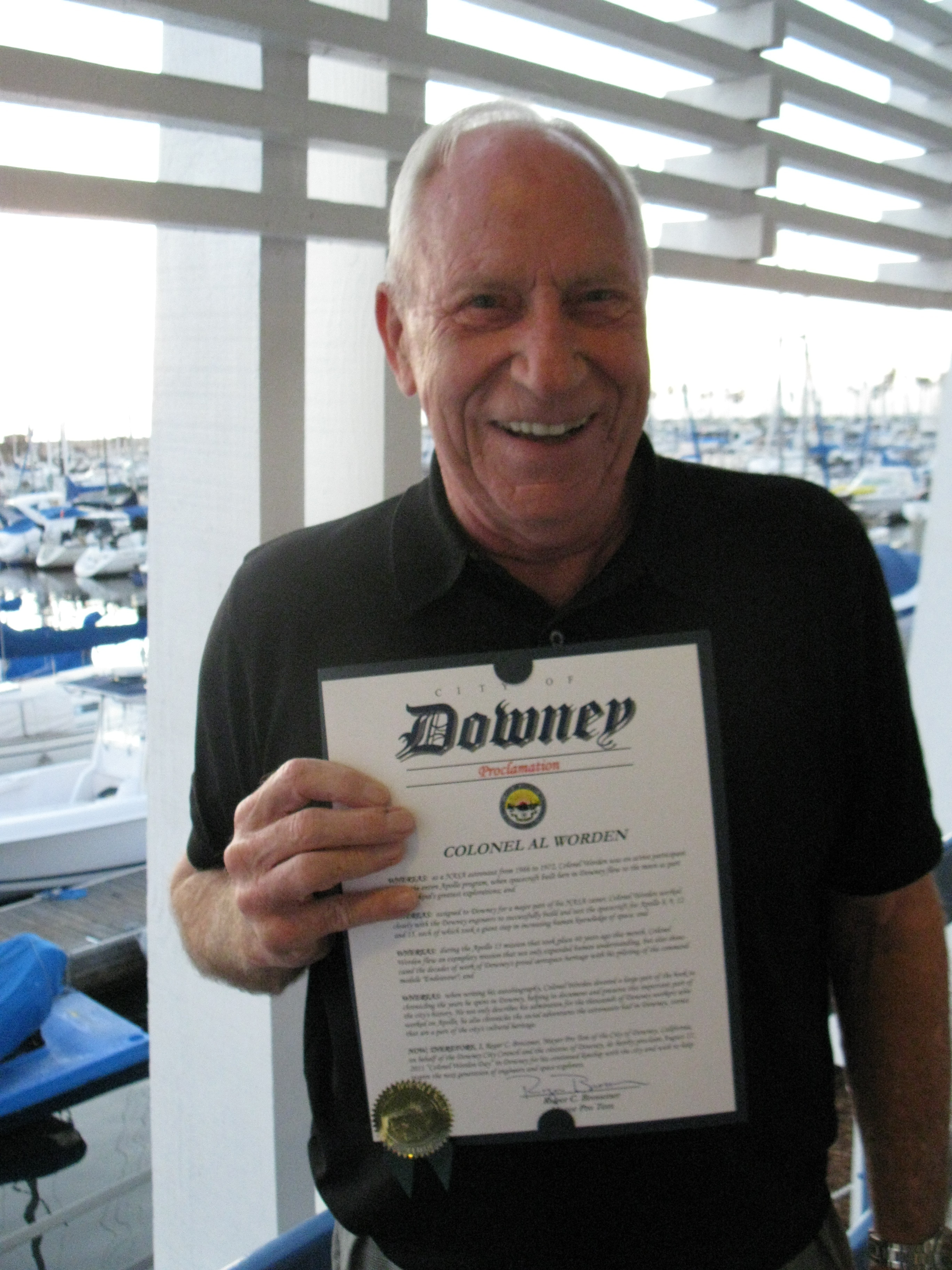 Aug. 27, 2011: Colonel Worden Day in Downey - collectSPACE: Messages