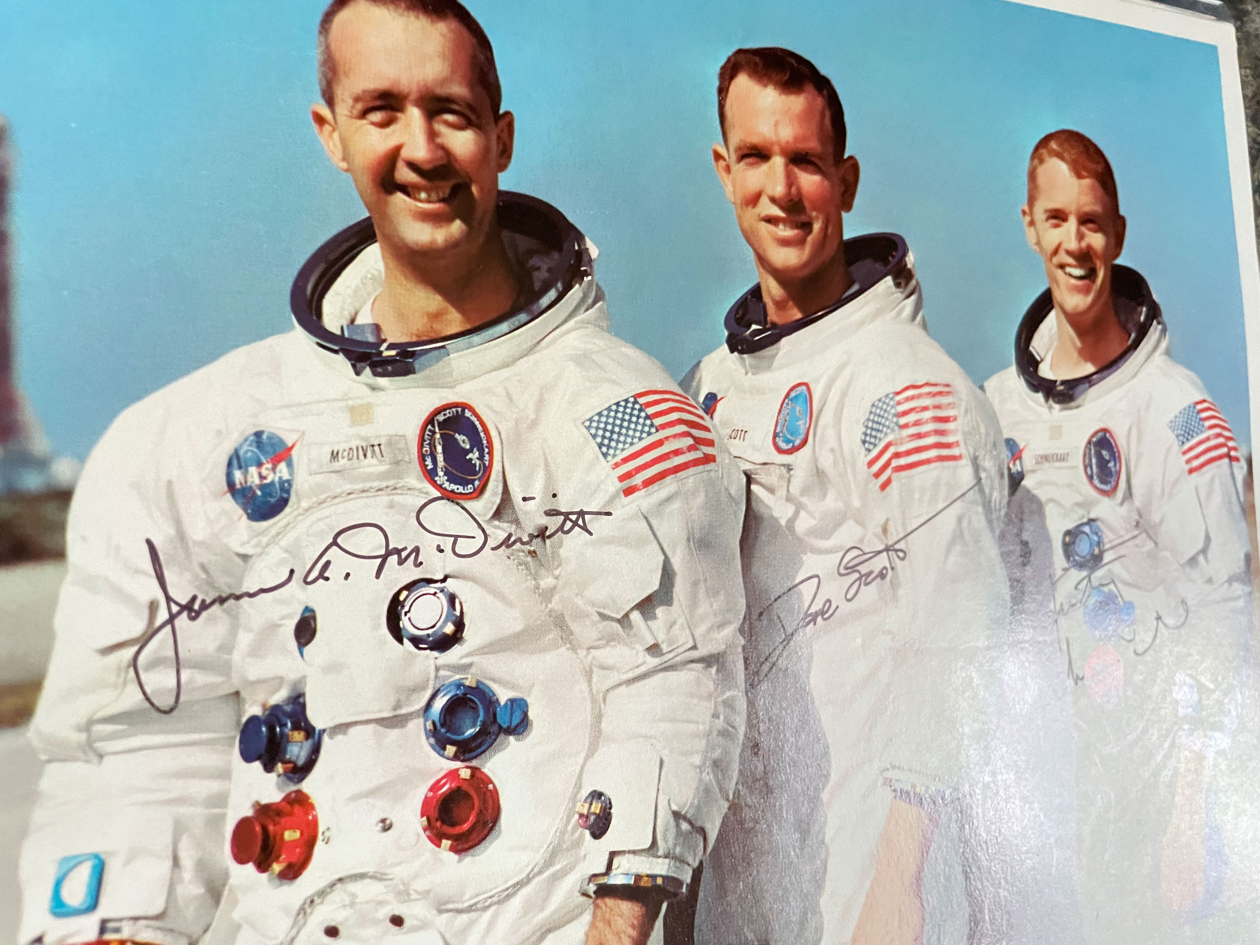 FS: Apollo 9 crew signed WSS litho - collectSPACE: Messages