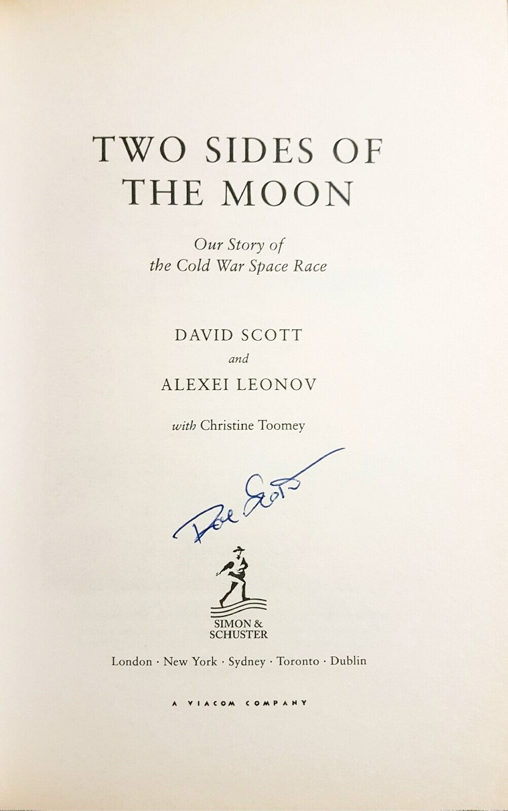 184268261198: Dave Scott signed book - collectSPACE: Messages