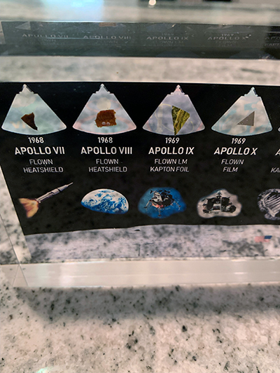 FS Apollo 7 to ASTP flown artifacts acrylic - collectSPACE: Messages