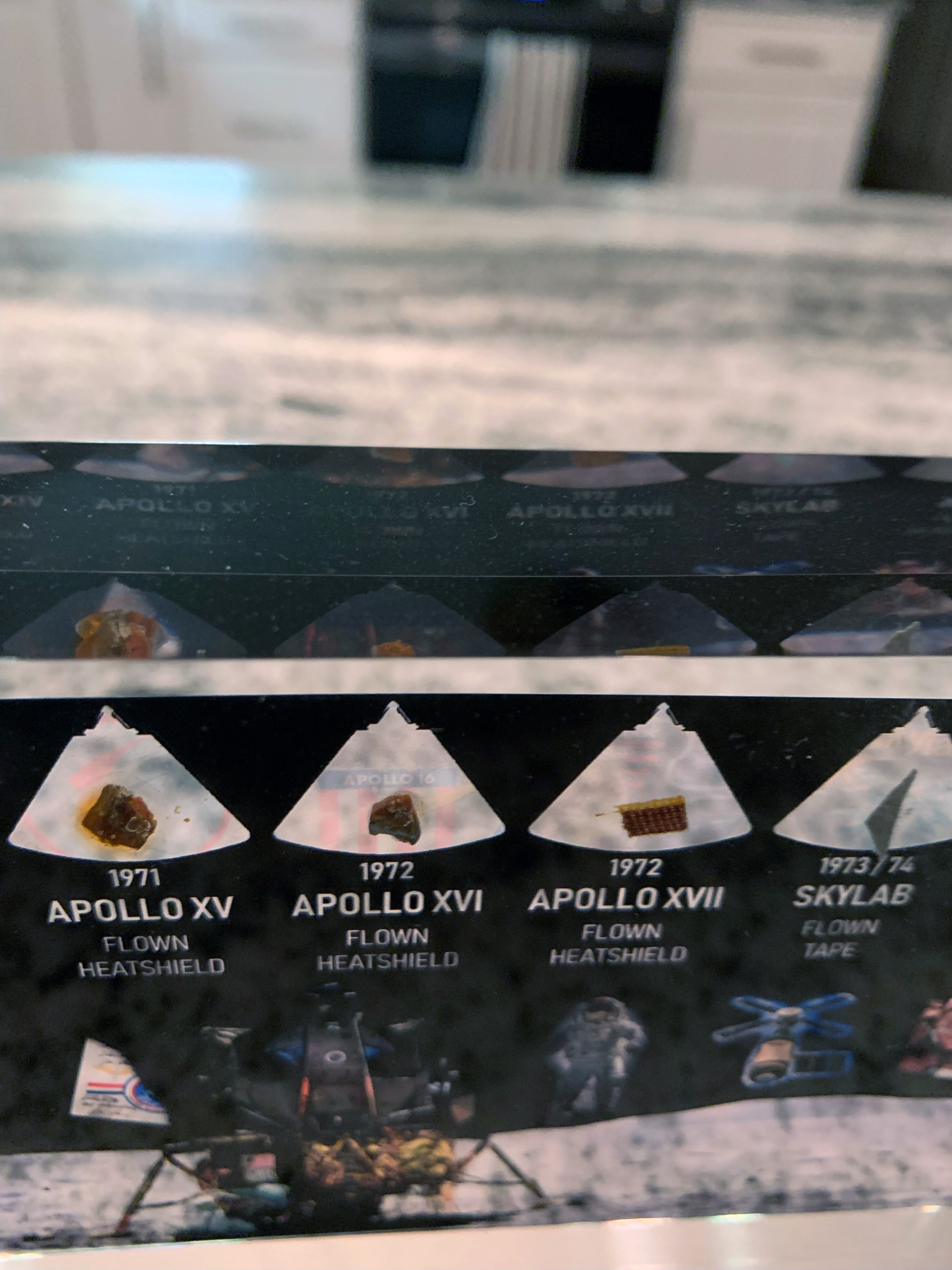 FS Apollo 7 to ASTP flown artifacts acrylic - collectSPACE: Messages
