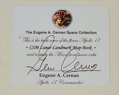 FS: Apollo 17 flown maps book cover - collectSPACE: Messages