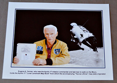 FS: Apollo 17 flown maps book cover - collectSPACE: Messages