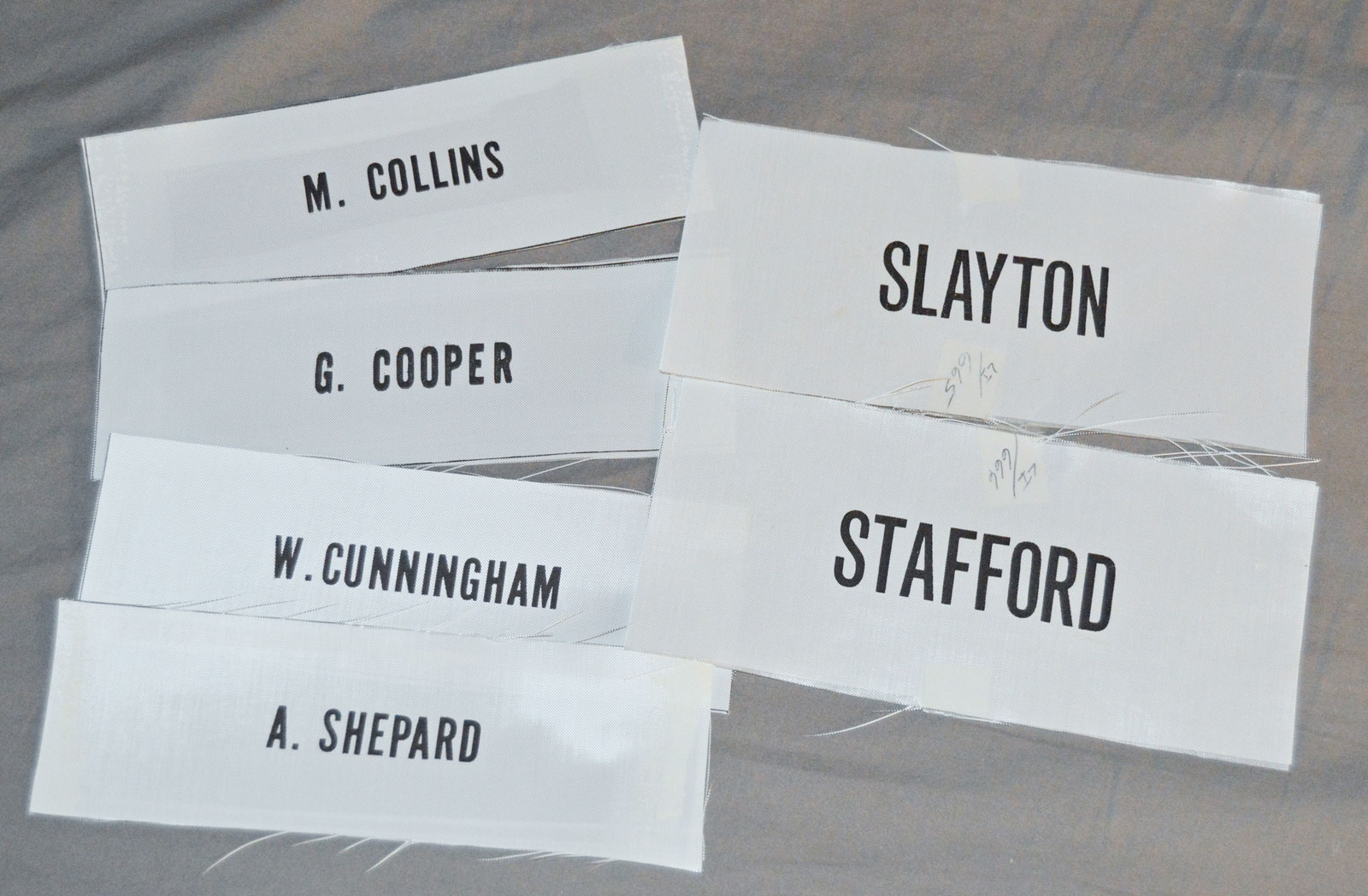 WTB/TT: Apollo Beta cloth name tags - collectSPACE: Messages