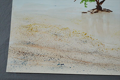 FS: Michael Collins watercolor painting - collectSPACE: Messages