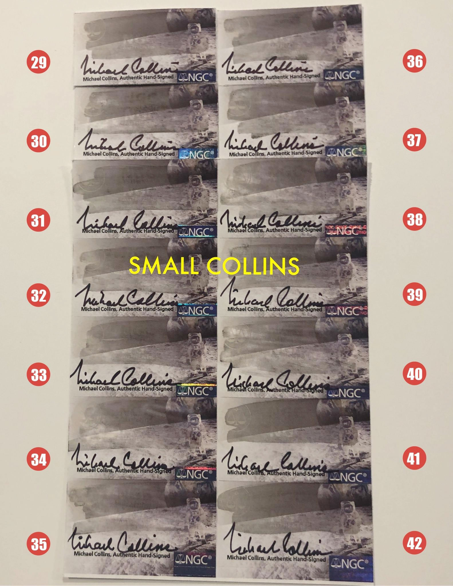 FS: Michael Collins signed NGC labels - collectSPACE: Messages