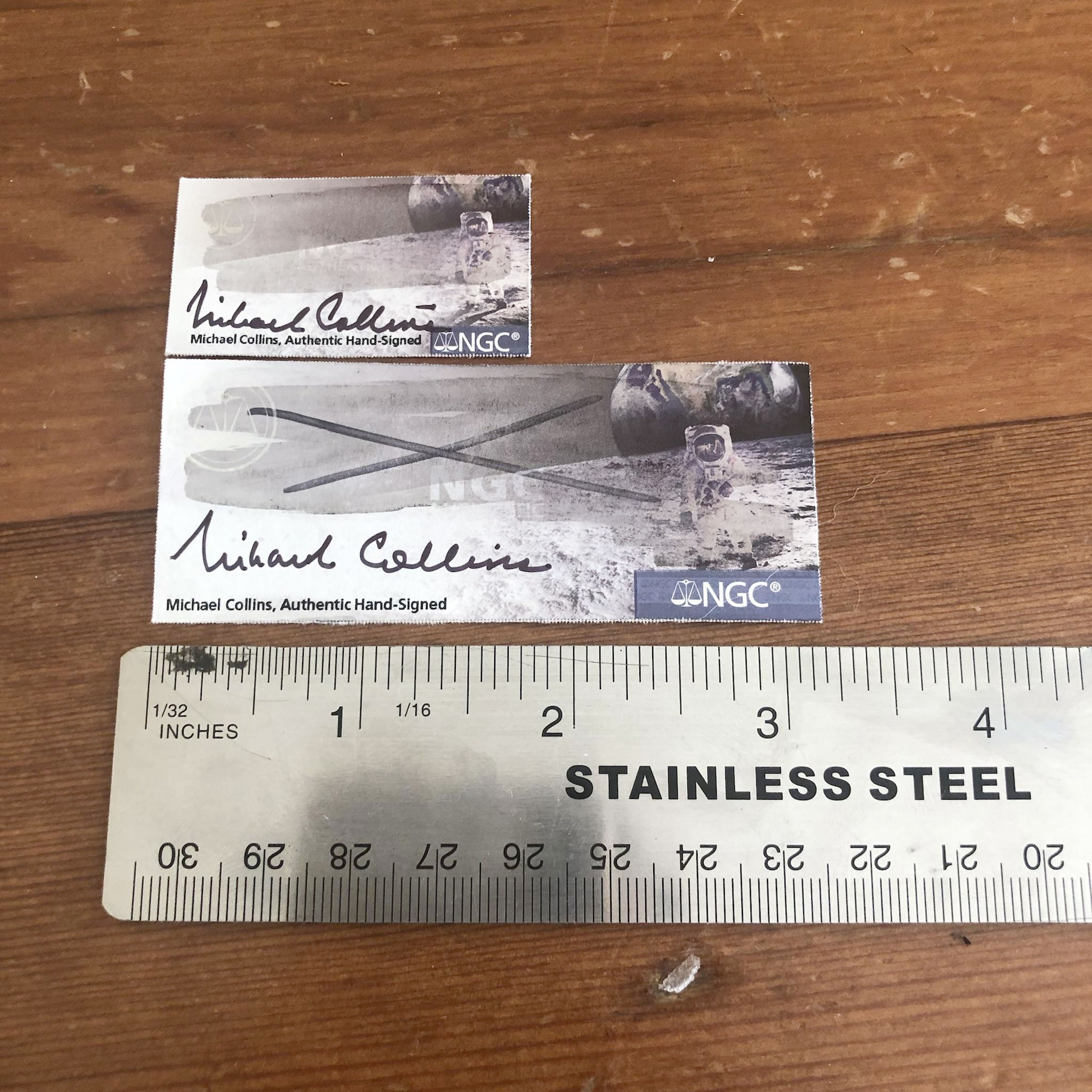 FS: Michael Collins signed NGC labels - collectSPACE: Messages