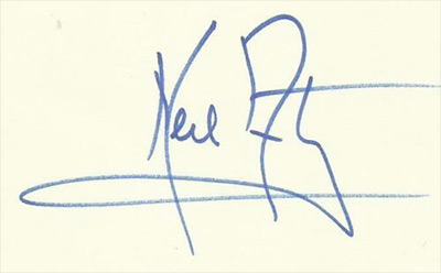 392340546513: Armstrong signed card - collectSPACE: Messages