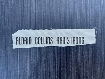 Vintage or not? Apollo 11 name tag sample - collectSPACE: Messages