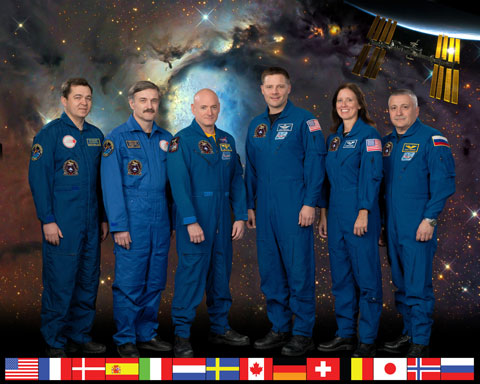 ISS Expedition 25 crew portrait and crew poster - collectSPACE: Messages