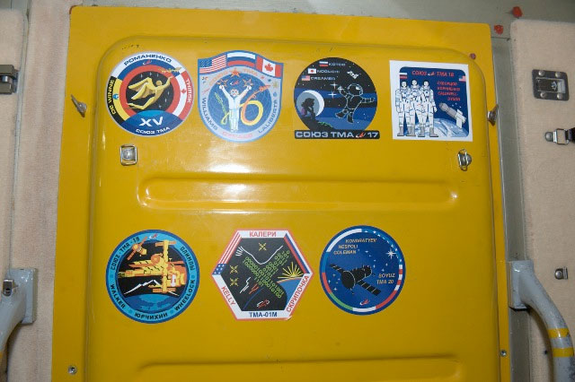 [Photos] Soyuz and shuttle stickers aboard ISS - collectSPACE: Messages