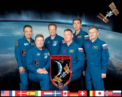 ISS Expedition 28 crew portrait and crew poster - collectSPACE: Messages