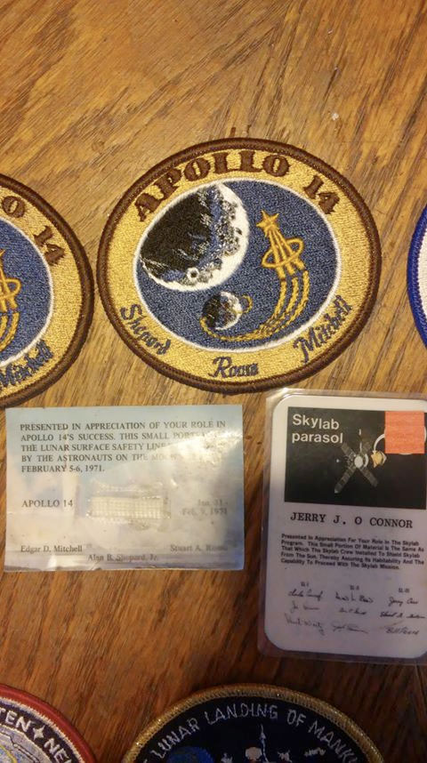 FS: Apollo 14 tether line, patches, passes - collectSPACE: Messages