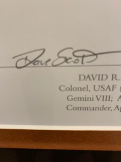 Dave Scott autograph (or autopen?) - collectSPACE: Messages