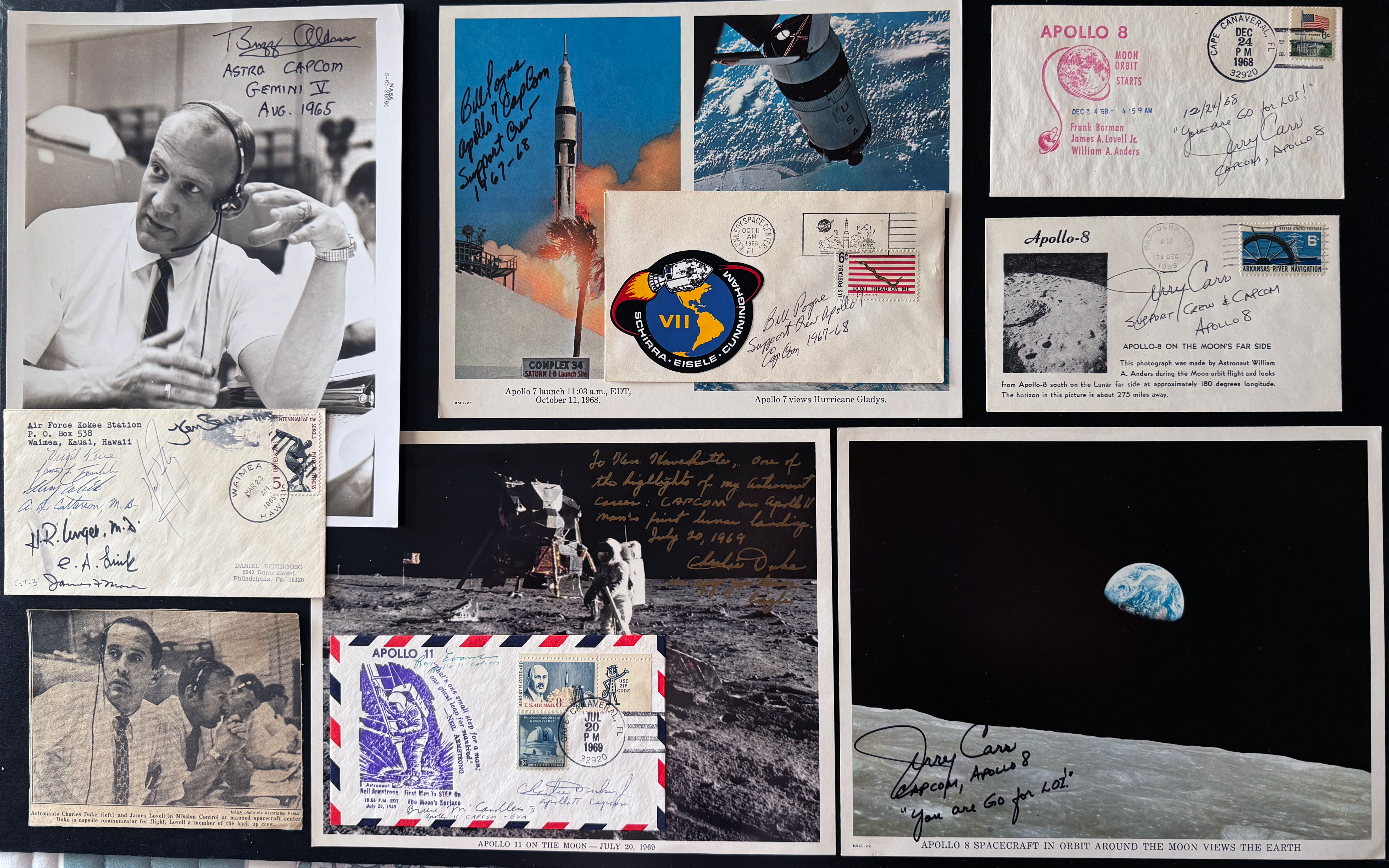 Astronaut capcoms (Autographs of the Past) - collectSPACE: Messages