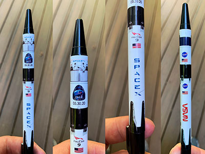 FS: Crewed launch vehicle ballpoint pens - collectSPACE: Messages
