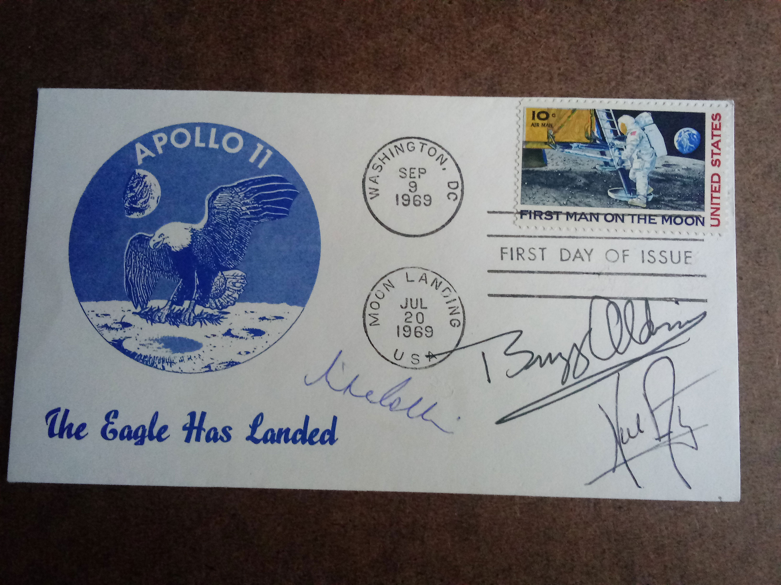 Opinions on an Apollo 11 signed cover - collectSPACE: Messages