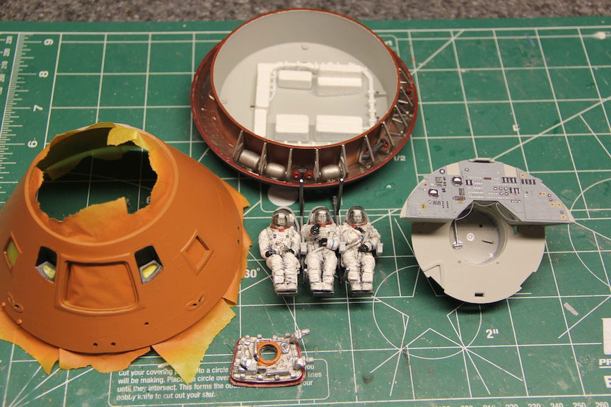 Post-flight color of the Apollo command module - collectSPACE: Messages