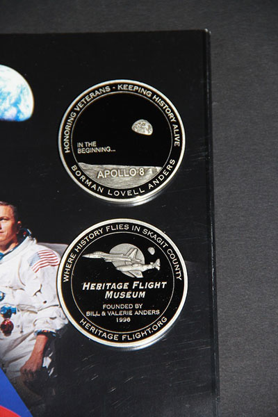 Heritage Flight Museum Apollo 8 medallion - collectSPACE: Messages