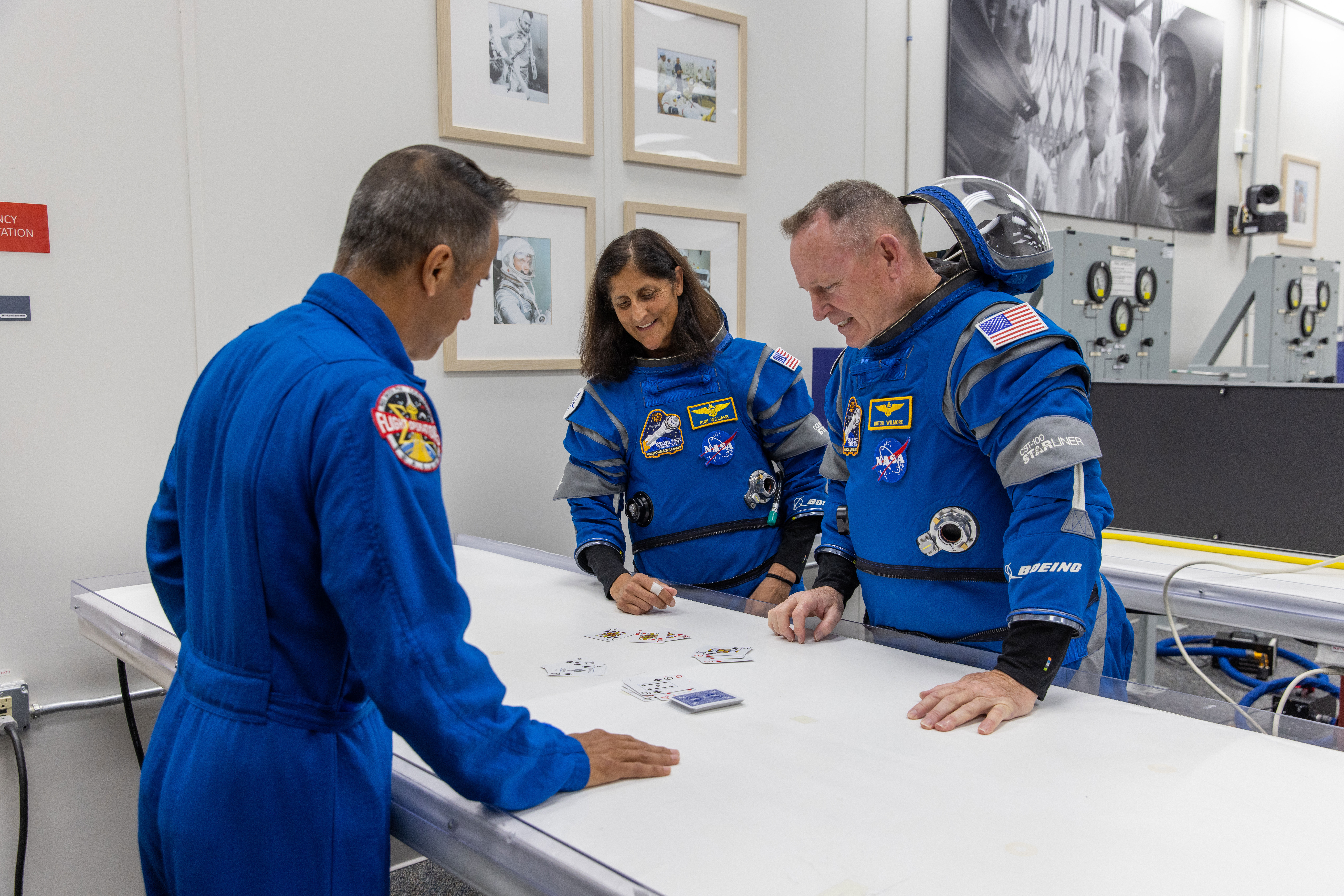 Suitup room in KSC Armstrong O&C Building - collectSPACE: Messages