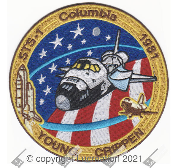 STS-1 40th annniversary patch (Lucreation) - collectSPACE: Messages