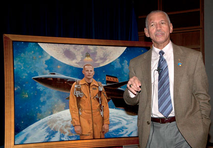 Robert McCall's "Neil Armstrong" for Dryden - collectSPACE: Messages