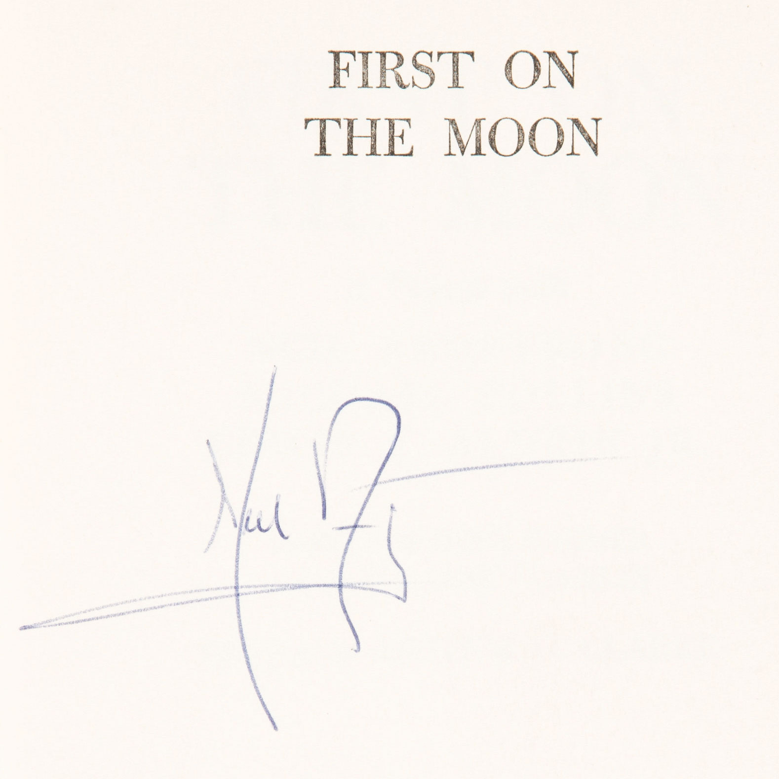 Neil Armstrong Autograph Auto Pen