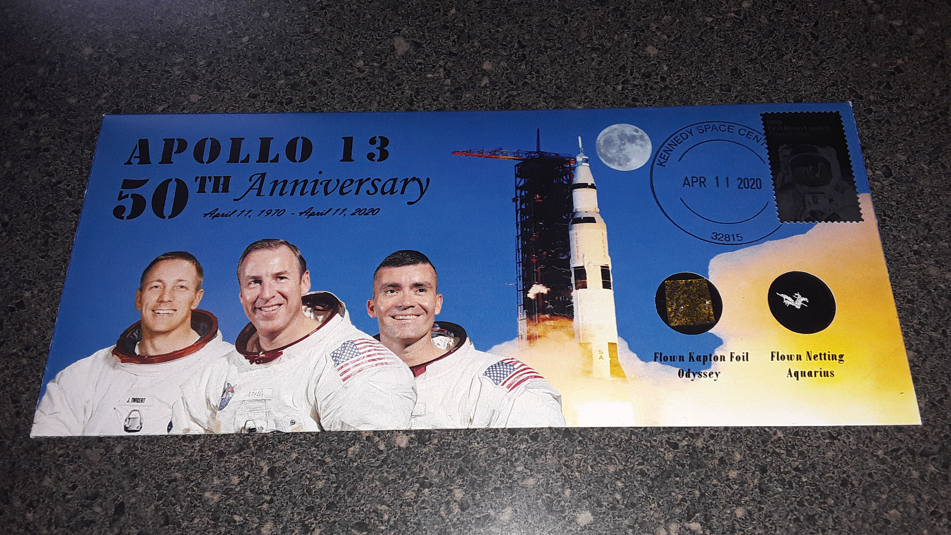 FS: Apollo 13 50th flown artifact covers - collectSPACE: Messages