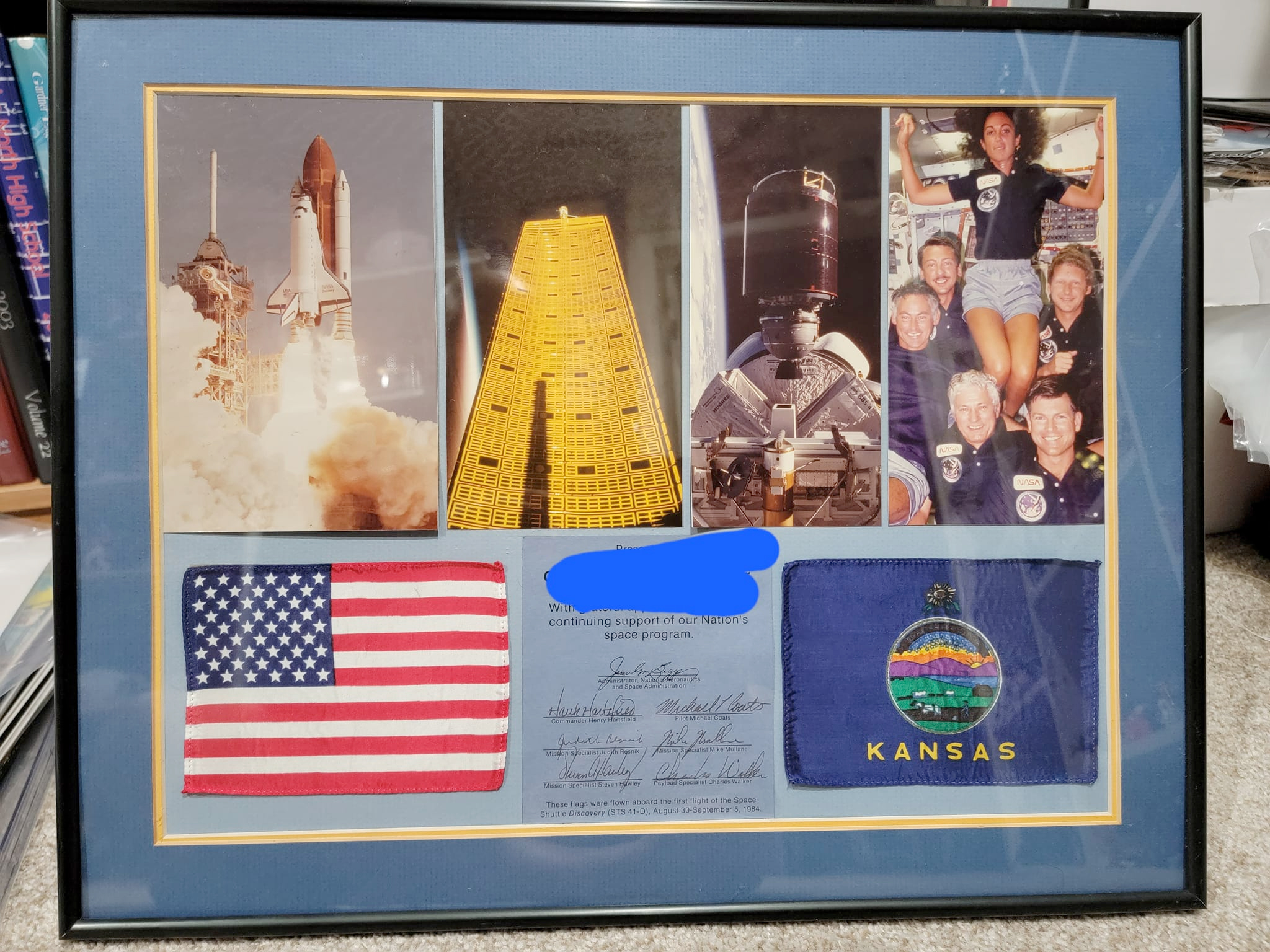 FS: STS-6 and STS-41D flown flags and patches - collectSPACE: Messages