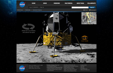 Apollo 11: NASA's interactive Tranquility Base - collectSPACE: Messages