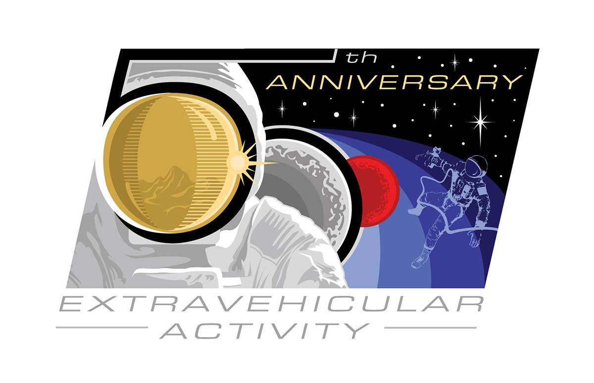 NASA's 50th Anniversary of EVA official insignia - collectSPACE: Messages