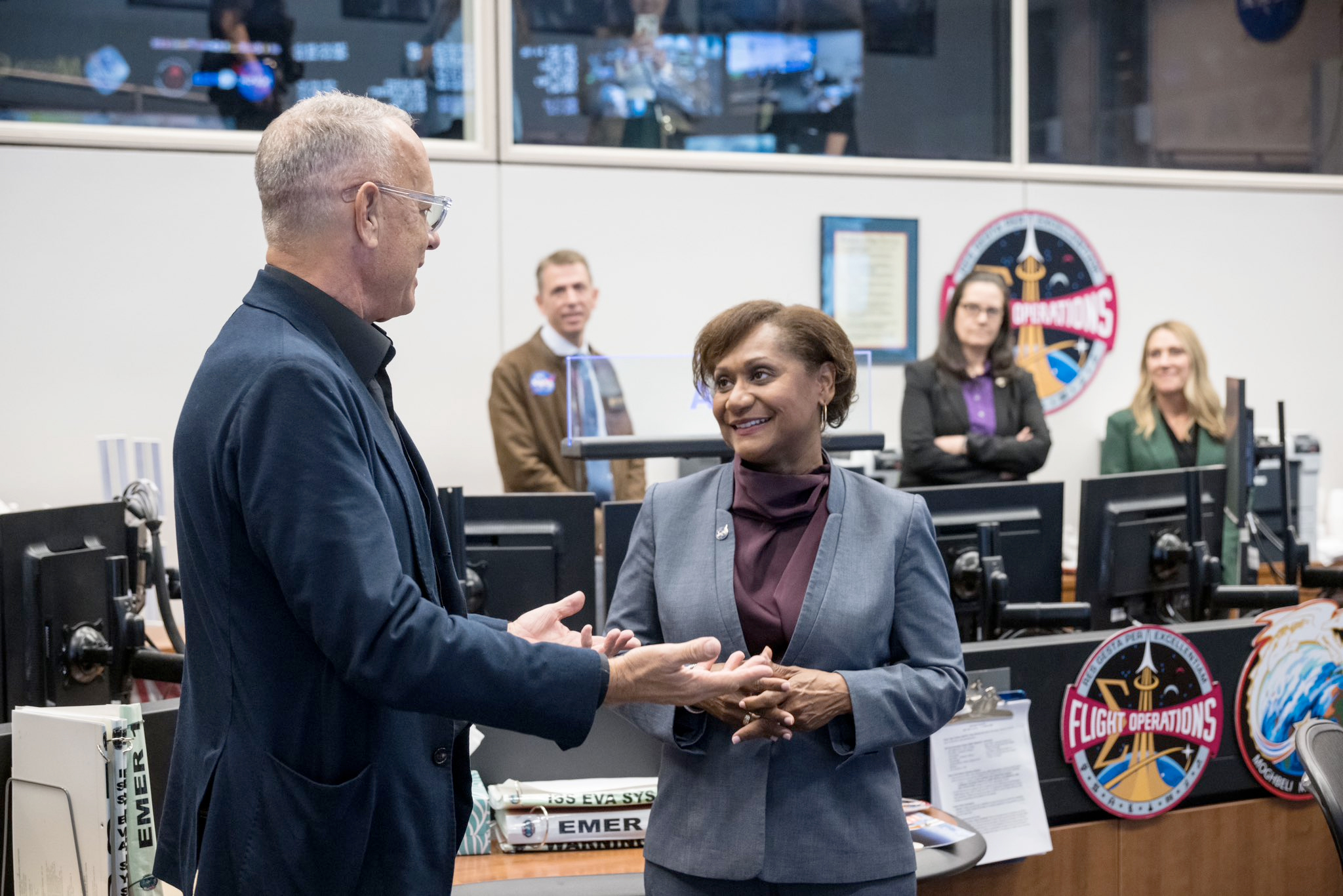 Tom Hanks visits Johnson Space Center (2023) - collectSPACE: Messages