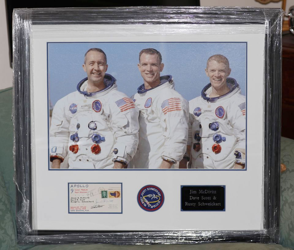 FS: Apollo 9 signed framed presentation - collectSPACE: Messages